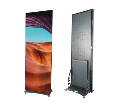 China USA STOCK P2.5mm Indoor LED Poster Digital Full Colour High Definition No Bezel for sale