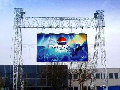 中国 使用料のための屋外のLED表示フル カラーP3.91mm高い明るさの広い視野角 販売のため