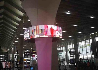 China A exposição conduzida flexível fixa interna 2.5mm, 1200nits curvado conduziu os módulos macios à venda