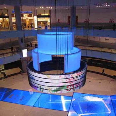 China A exposição conduzida flexível fixa interna 2.5mm, 1200nits curvado conduziu os módulos macios à venda