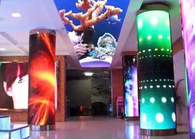 Cina Colore pieno flessibile dell'esposizione di LED dei moduli molli, passo principale flessibile del pixel del pannello 3mm in vendita