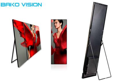 China Smart Digital Indoor Led Poster Screen P1.9mm Physical Pitch 160 Degree Viewing Angle for sale
