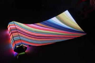 中国 適用範囲が広いLED表示極度の薄い広告します高い柔軟性のキャビネット無し 販売のため