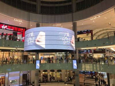 中国 適用範囲が広いLED表示極度の薄い広告します高い柔軟性のキャビネット無し 販売のため