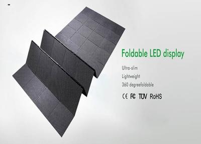 China Geschikte Vervoer en Ruimte die Flexibele Geleide Gordijnvertoning met Vouwbare Modules bewaren Te koop