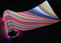 China Flexible LED Curtain Display 6mm 10mm Pitch Foldable Modules 16 Bit 360° for sale