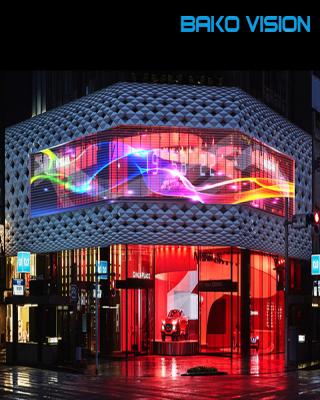 Cina Ultra pulito veda attraverso l'angolo di visione all'aperto dell'esposizione di LED di Transparant SMD1921 140° in vendita
