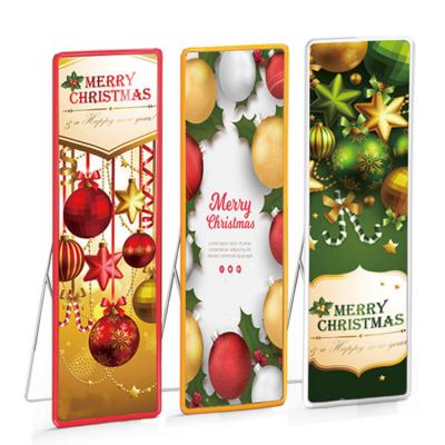 China Commercial Digital Poster Display Full Color P2.5 Indoor 2800Hz Refresh Rate for sale