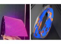China P4 Flexible LED Display 240x120mm Lightweight Creative Shape Module for sale