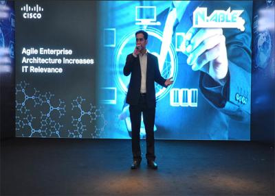 Cina angolo di visione dell'interno dello schermo di visualizzazione del LED dell'affitto di 3.91mm ampio 1920Hz in vendita