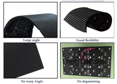 China SMD2121 van de flexibele LEIDENE Binnen het Scherm Hoge Helderheid Vertonings Video Zachte Module Te koop