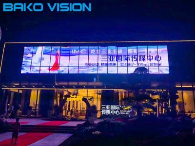 Cina Alta trasparenza/luminosità del LED dell'esposizione flessibile all'aperto della tenda per annunciare in vendita