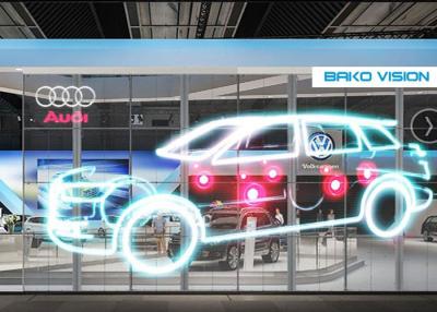 China Transparent Glass LED Display See Through LED Screens Full Color Video Wall for Shopping Mall for sale