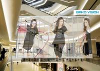 China Customized Transparent LED Display Screen 5500 nits for Window Glass Ads for sale