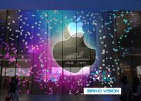 China Customized Transparent LED Display Screen 5500 nits for Window Glass Ads for sale
