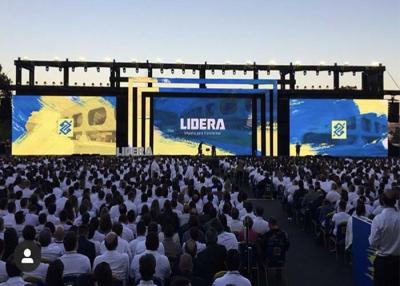 Cina Parete all'aperto leggera di alta luminosità dello schermo di visualizzazione del LED dell'affitto video per la fase in vendita