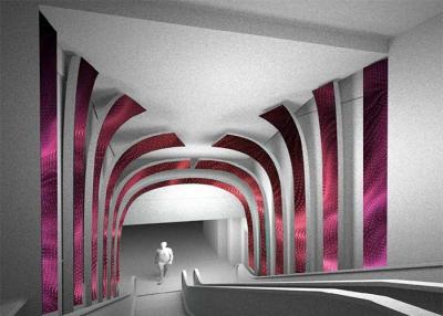 Cina Buona installazione torta curva di effetto di calore di LED di spessore flessibile dell'esposizione 5mm in vendita