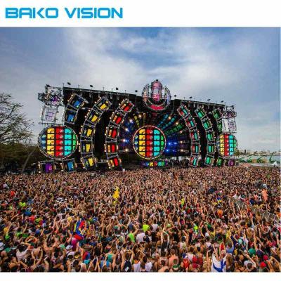 Cina Schermo di visualizzazione all'aperto del LED dell'affitto di colore pieno leggero HD P3.91 P4.81 per l'evento in vendita
