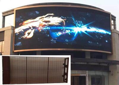 China Energy Saving HD LED Display Outdoor Curtain Transparant Panel Adopting MBI 5124 for sale