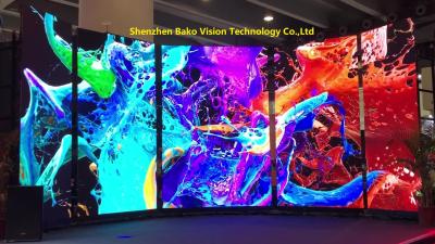 China Peso leve interno Fanless da cor completa do passo do pixel da exposição de diodo emissor de luz P3.91mm do arrendamento à venda
