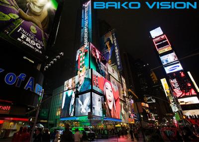 中国 高い明るさフル カラーLEDのビデオ壁P10の屋外広告の固定LED表示スクリーン 販売のため
