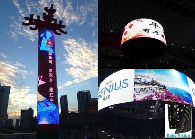 中国 P2.5 P3 P4屋内柔らかいゴム製適用範囲が広い固定LEDのビデオ・ディスプレイLEDは角度/サイズのTVの壁にパネルをはめます 販売のため