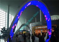 China Flexible LED Display Screen Soft Rubber Module 5mm Thickness 0.18kg Easy Maintenance for sale