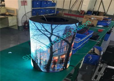 China Parede video movente flexível dobrável personalizada da exposição de diodo emissor de luz do módulo de borracha macio para a solução criativa da forma e do tamanho à venda