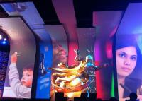 China Flexible LED Screen Soft LED Module Creative Video Wall Customized Shape Space Saving for sale