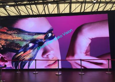 Cina Parete dell'interno di colore pieno P4 video, esposizione di LED magnetica di servizio anteriore per installazione fissa in vendita