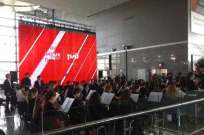 Cina Schermo dell'interno orientato verso i servizi anteriore pieghevole di Access SMD3535 di colore pieno della parte anteriore dell'esposizione in vendita