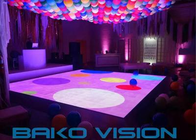 Cina Sistema locativo dell'interno del radar di alta luminosità dell'esposizione di LED di Dance Floor P6.25 Interative in vendita