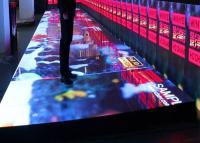 China P3.91 Interactive LED Dance Floor Display Screen Height Adjustable 160° Viewing Angle for sale