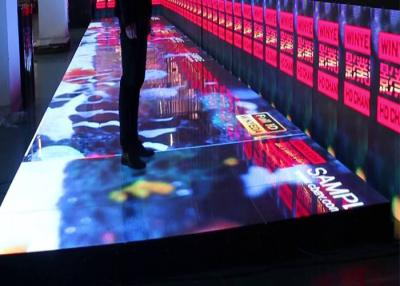 China P3.91 altura interativa da tela de exposição do diodo emissor de luz Dance Floor ajustável para anunciar à venda