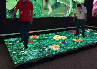 China P3.91 altura interativa da tela de exposição do diodo emissor de luz Dance Floor ajustável para anunciar à venda