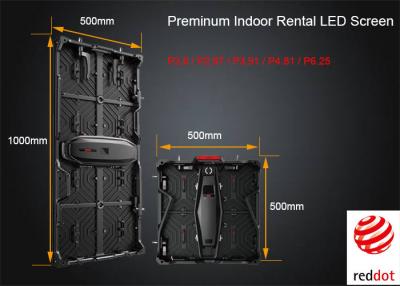 Cina L'esposizione di LED dell'interno dell'affitto di evento benissimo lancia parete di alta risoluzione di P2.97mm la video in vendita