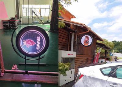 Cina Segno su due lati P4.68 LED Logo Display Round Circle Screen del LED con controllo di USB 4G WiFi in vendita