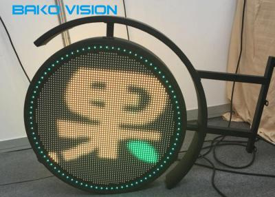 Cina I tabelloni principali all'aperto telecomandati P4.68 impermeabilizzano il segno di forma rotonda in vendita