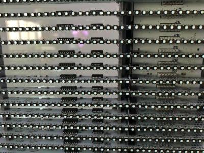 Cina Lo schermo principale trasparente vede attraverso il video pannello SMD1921 della tenda per il deposito di modo in vendita