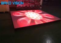 China Rental LED Stage Screen Interactive Dance Floor Video Tile Display 3.91mm 500x1000mm for sale