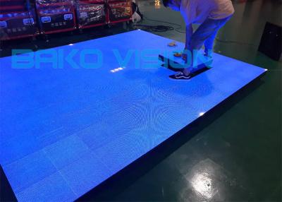 Cina Pannello dell'interno dello schermo del pixel 3.91mm Dance Floor LED 1,8 tonnellate che sopportano capacità in vendita