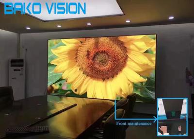 Cina Manutenzione anteriore leggera fissa dell'interno 16/9 dell'esposizione di LED di rapporto 4K Hd P1.56mm in vendita
