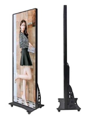 China Indoor LED Poster Signage Portable Lite P2.5 Display For Mall Stores Advertising for sale