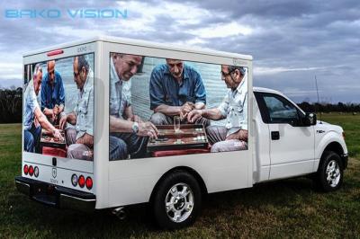 Cina Contrassegno di pubblicità del tabellone per le affissioni montato camion all'aperto della visualizzazione del cellulare LED P6 P8 P10 in vendita