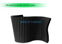 China Anti Static Flexible LED Display Soft Rubber Module 2mm Pitch 240x120mm Front Maintenance for sale