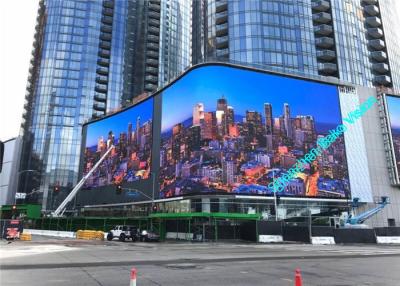 Cina l'alta luminosità 7500CD ed il livello 1920Hz rinfrescano l'esposizione all'aperto del tabellone per le affissioni di P10 (P16 P8 P6) LED per la pubblicità della parete video in vendita