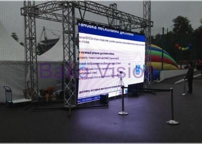 Cina L'affitto all'aperto impermeabile IP65 installa lo schermo di visualizzazione d'attaccatura del LED della capriata per lo spettacolo in vendita