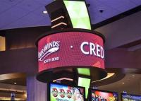 China P2.5 Full Color Flexible LED Display Module 240x120mm Soft Rubber Creative Installation for sale