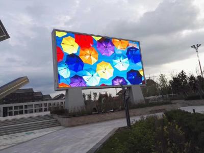 China Örtlich festgelegte Anschlagtafel LED-Anzeige im Freien P8mm P10mm wasserdicht mit hoher Auflösung zu verkaufen