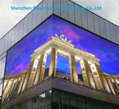 Cina P8 P10 LED fisso all'aperto visualizzano il video schermo economizzatore d'energia della parete del LED in vendita